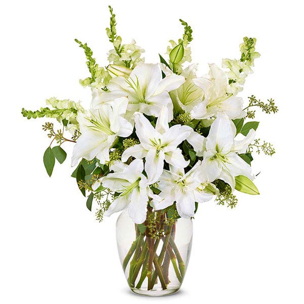 Simply Stunning Lily Arrangement at Send Flowers