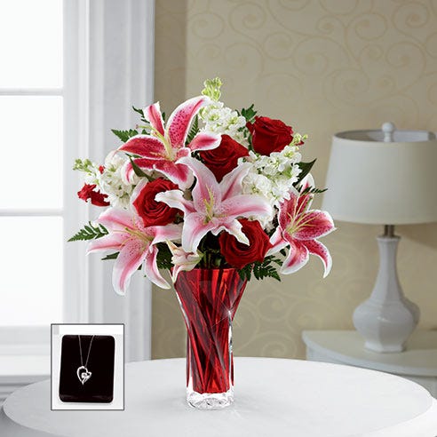 The FTD® Lasting Romance® Bouquet with Jewels at Send Flowers