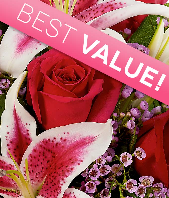 Florist Designed Valentine's Day Bouquet at Send Flowers
