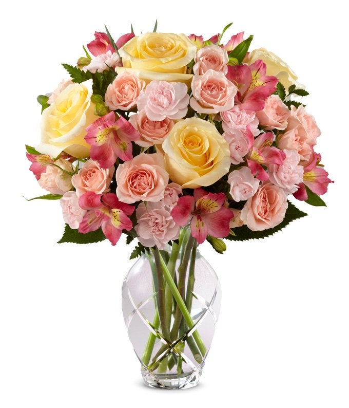 Rose Garden Pastel Bouquet at Send Flowers