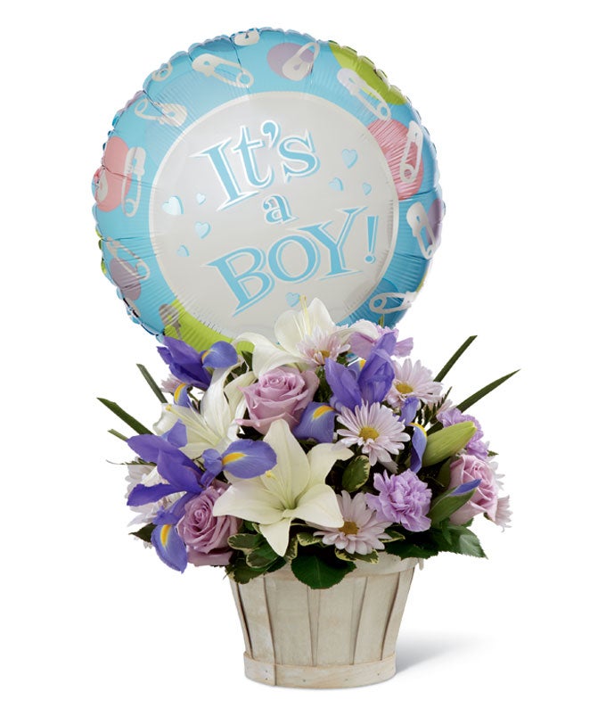 Baby Boy Bliss Bouquet at Send Flowers