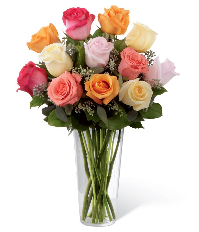 Sweet Elegance Long Stem Rose Bouquet at Send Flowers
