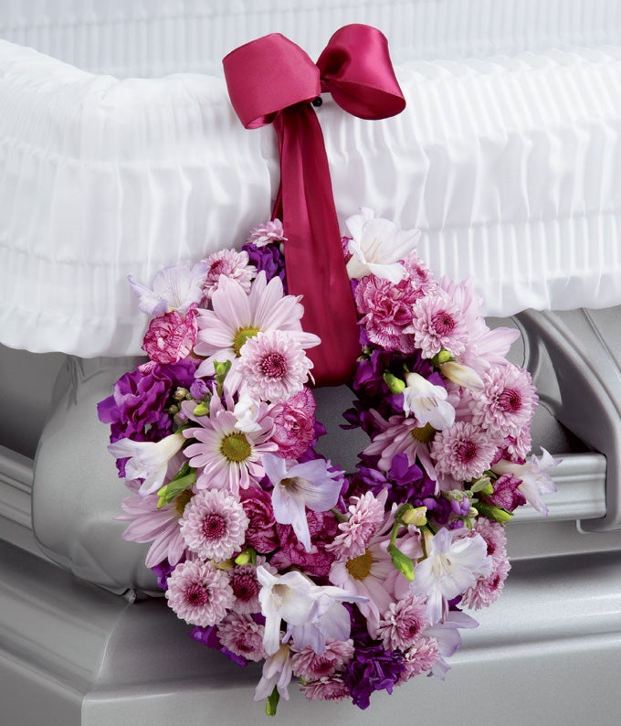 Parting Prayers Wreath Adornment at Send Flowers