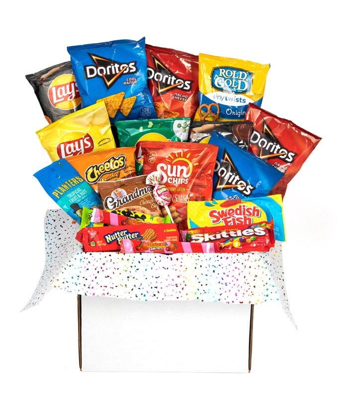 Chips And Candy Care Package At Send Flowers