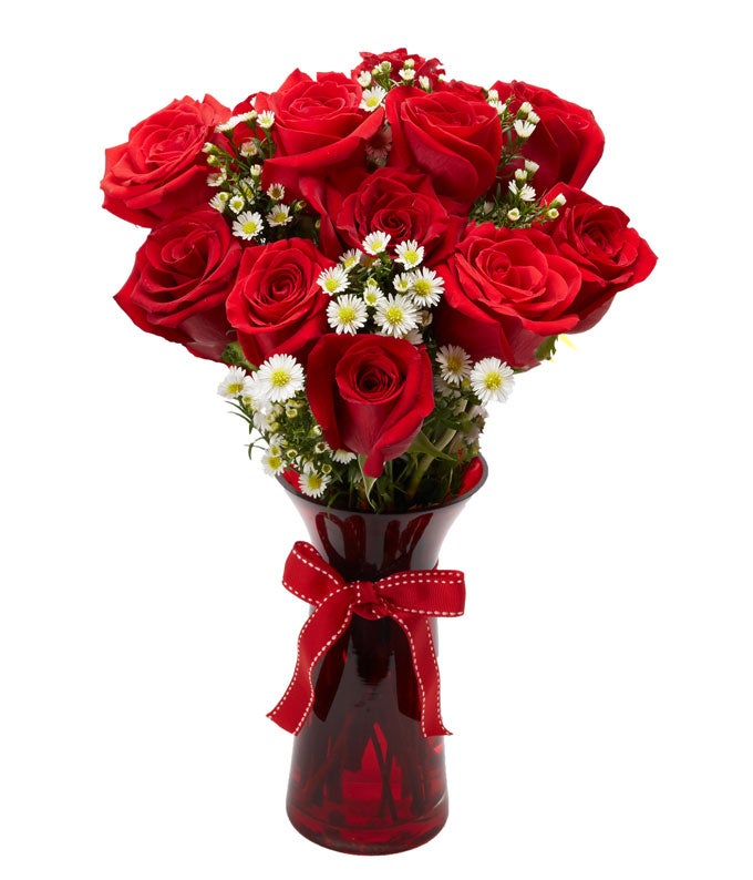 Elegant Evening Roses Bouquet at Send Flowers