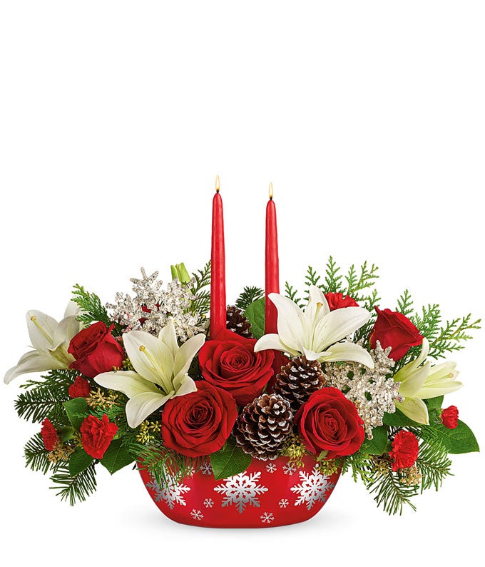 Peace, Love & Joy Centerpiece at Send Flowers